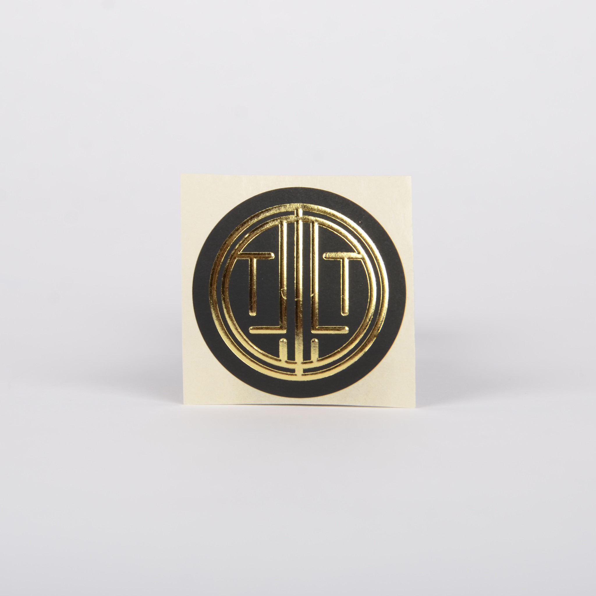 Etikett rund med egen design - I/Store